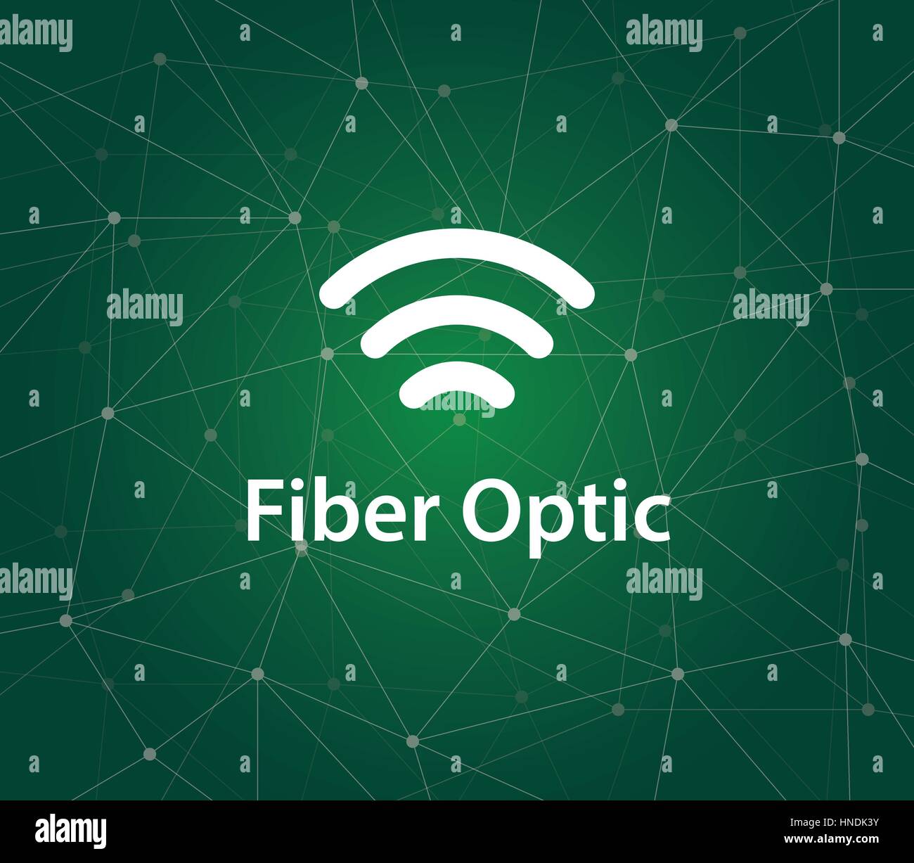 Abbildung Symbol für Glasfaser oder optische Faser, die Übermittlung ...