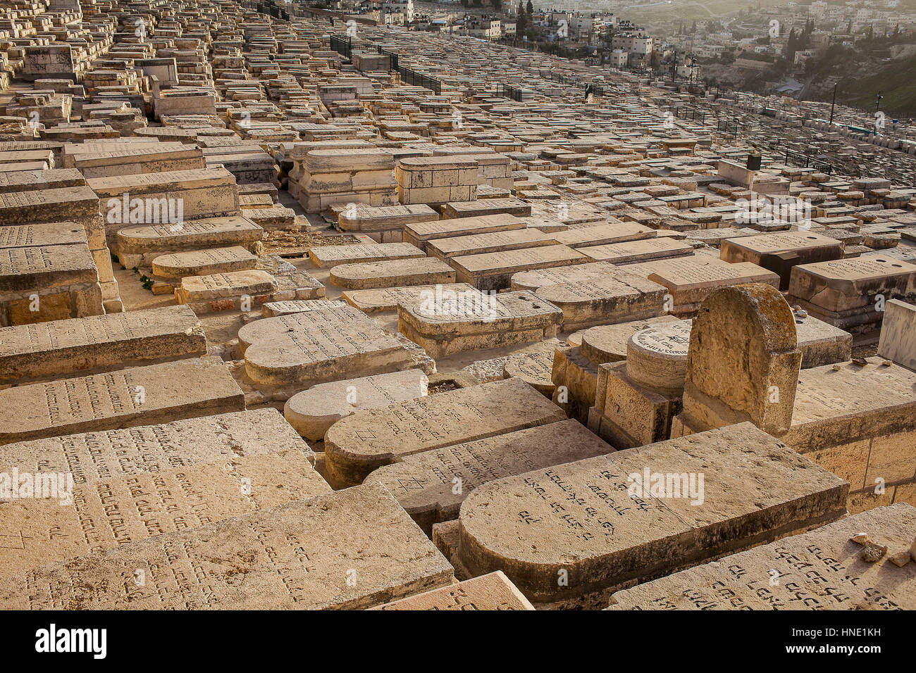 jüdischer Friedhof, Ölberg, Jerusalem, Israel Stockfotografie - Alamy