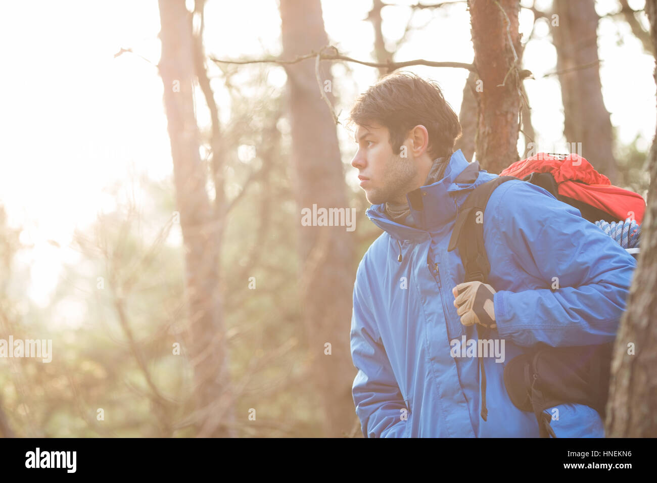 Wanderer Mit Rucksack Stockfotos und -bilder Kaufen - Alamy