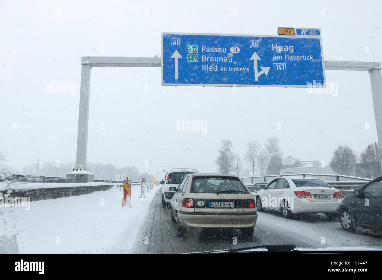 Stau schnee -Fotos und -Bildmaterial in hoher Auflösung – Alamy
