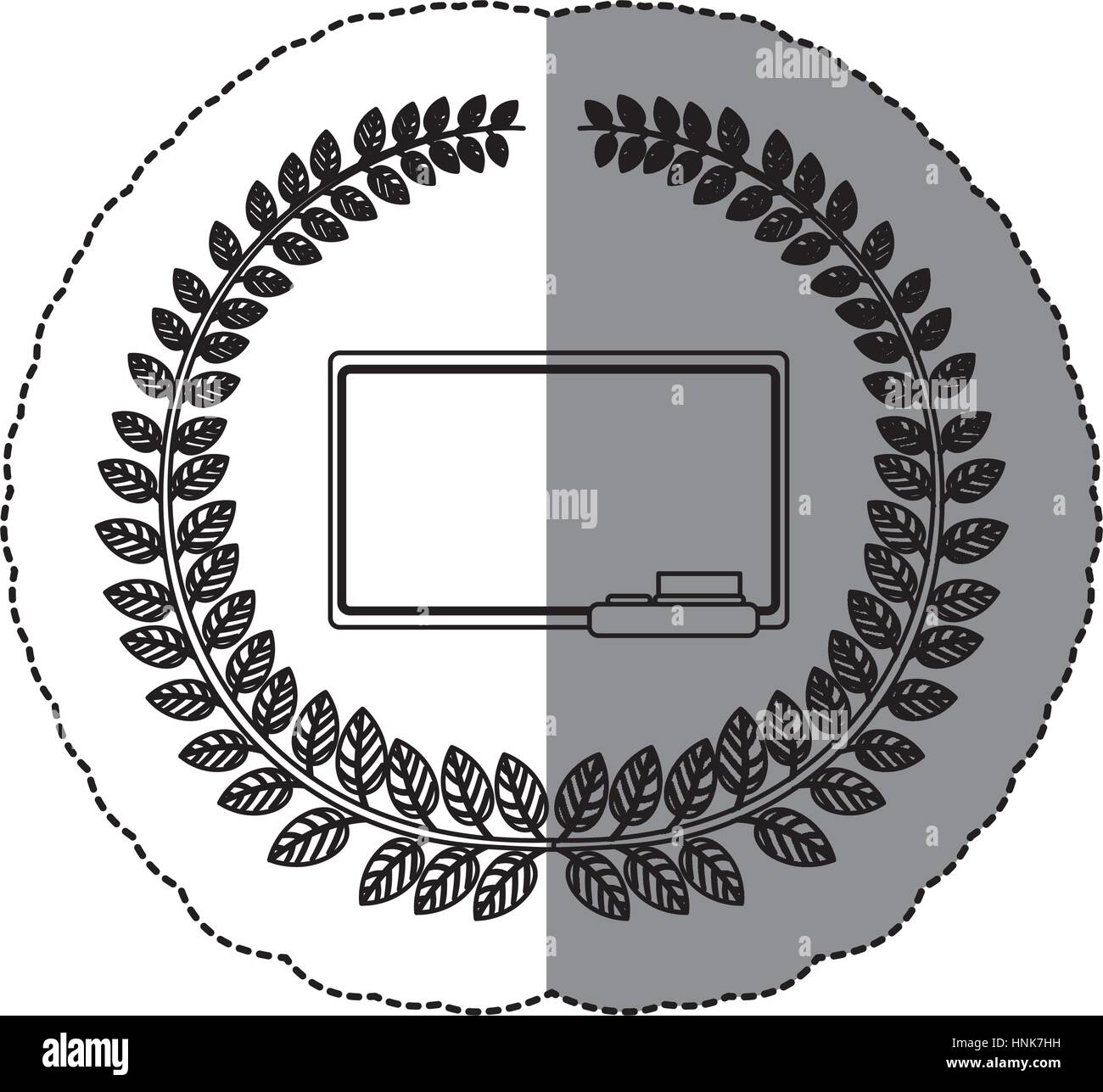 Symbol Board Schule Symbolbild, Vektor-Illustration-design Stock ...