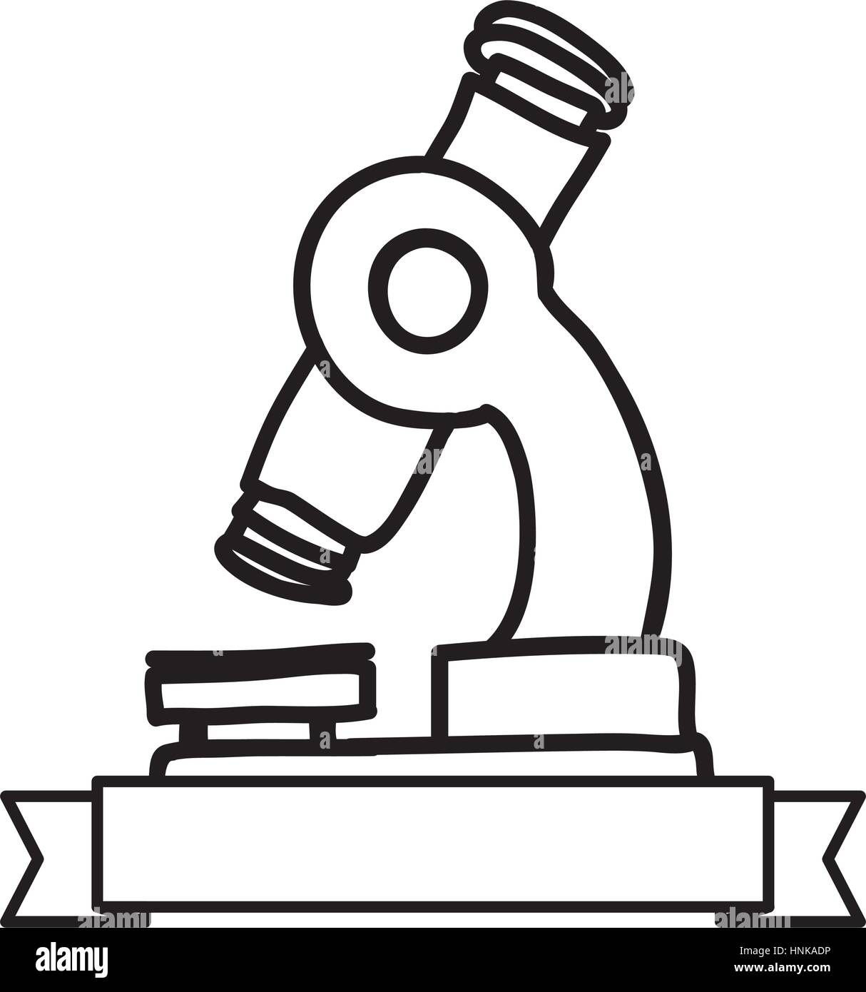 Microscope Laboratory Isolated Icon Vector Stockfotos & Microscope ...