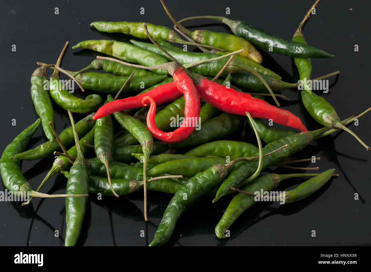 Organische Rote Chilischoten Stockfotos und -bilder Kaufen - Alamy