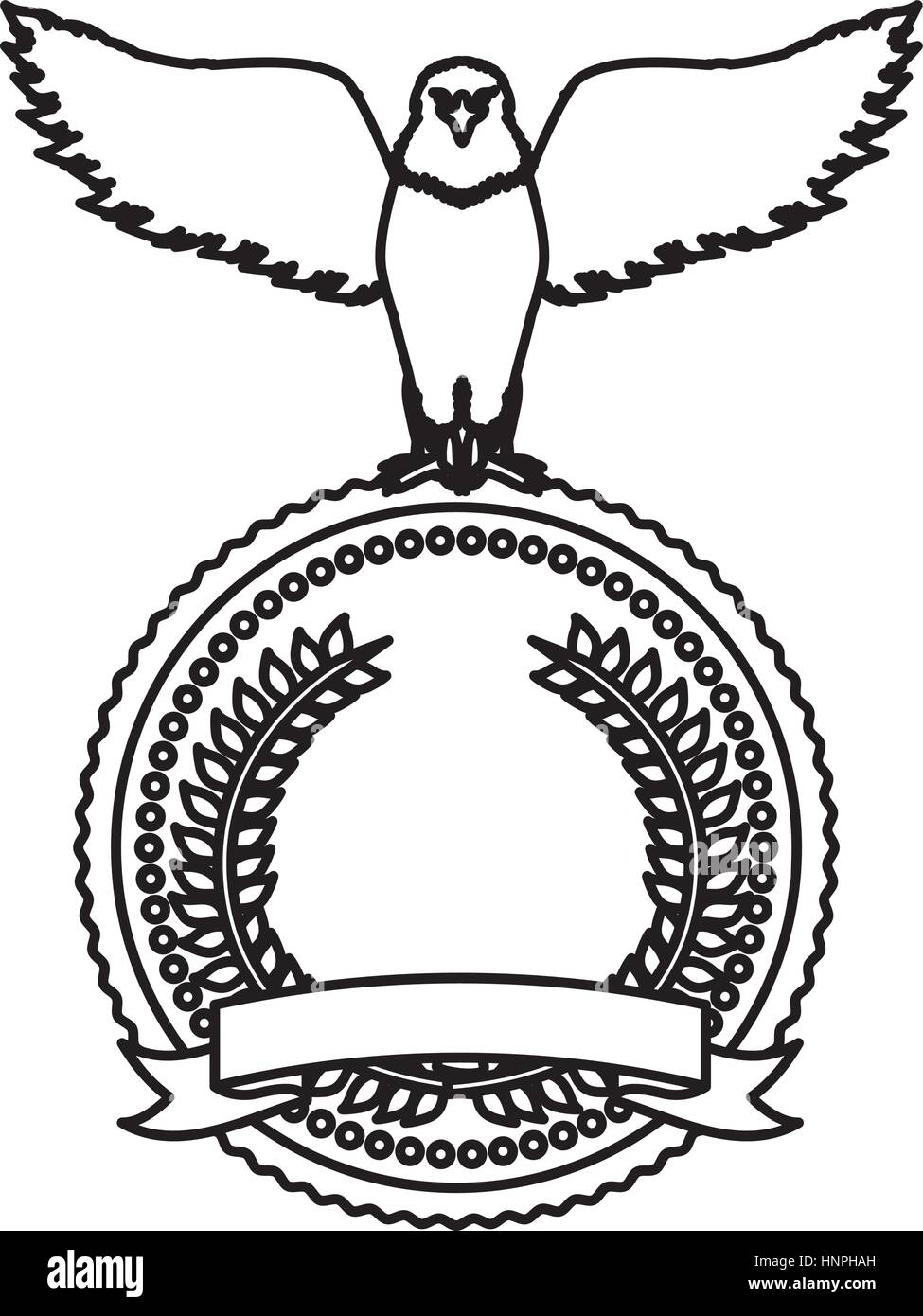 Wappen Adler Zeichen Symbol Imge, Vektor-Illustration-design Stock ...