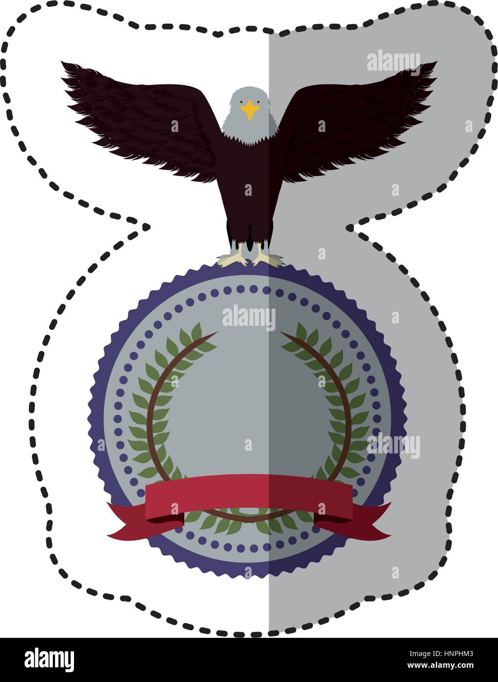 Wappen Adler Zeichen Symbol Imge, Vektor-Illustration-design Stock ...