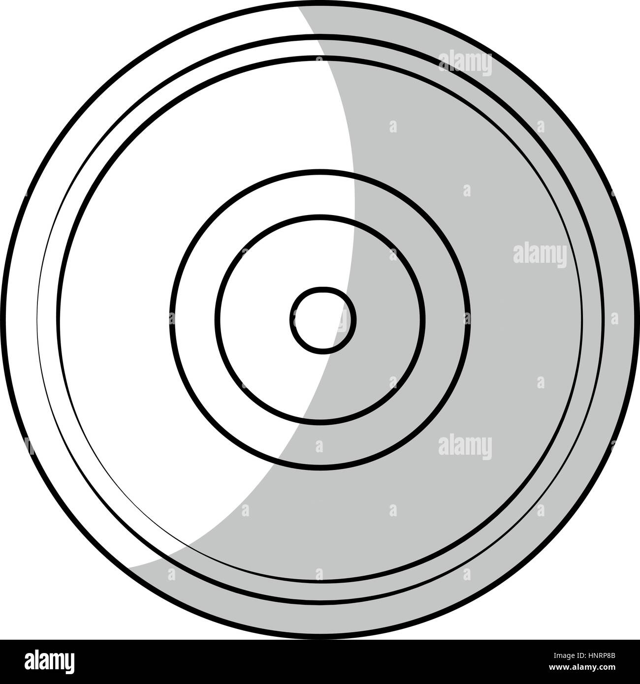 Longplay-Symbol auf weißem Hintergrund. Vektor-illustration Stock ...