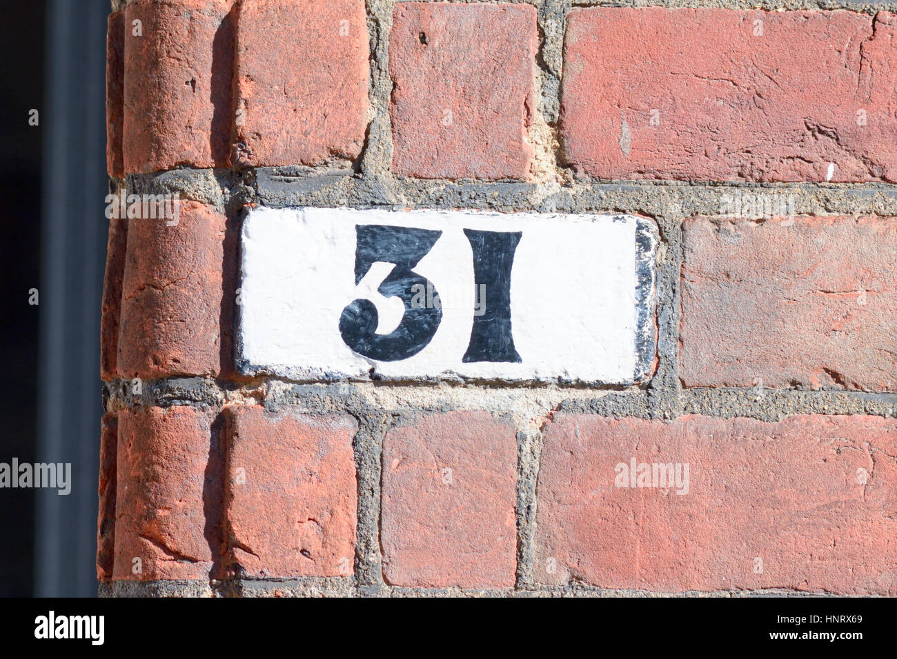 Hausnummer 31 zeichen -Fotos und -Bildmaterial in hoher Auflösung – Alamy