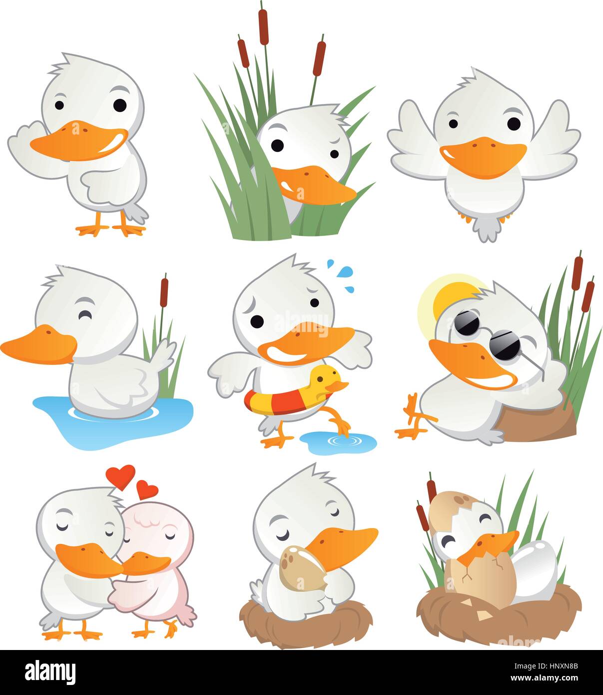 Ente cartoon -Fotos und -Bildmaterial in hoher Auflösung – Alamy