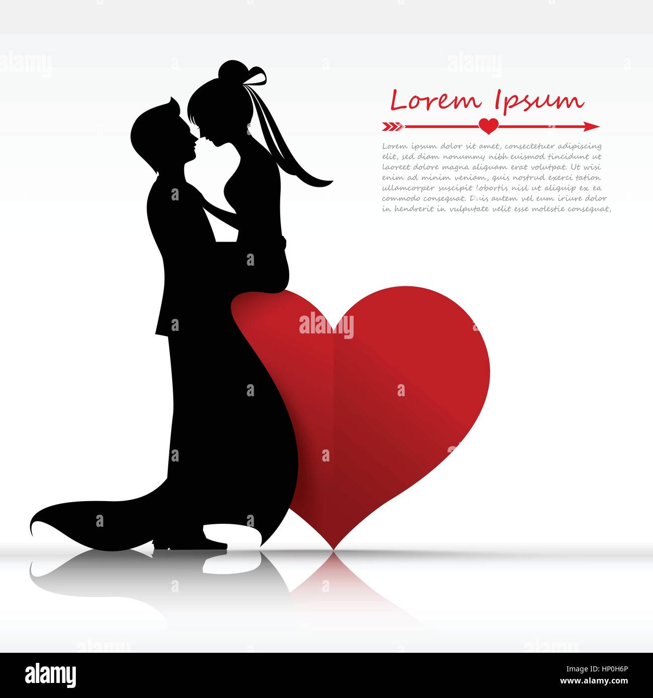 Mann Und Frau Lieben Silhouette Schattenbild Mann Frau Liebe