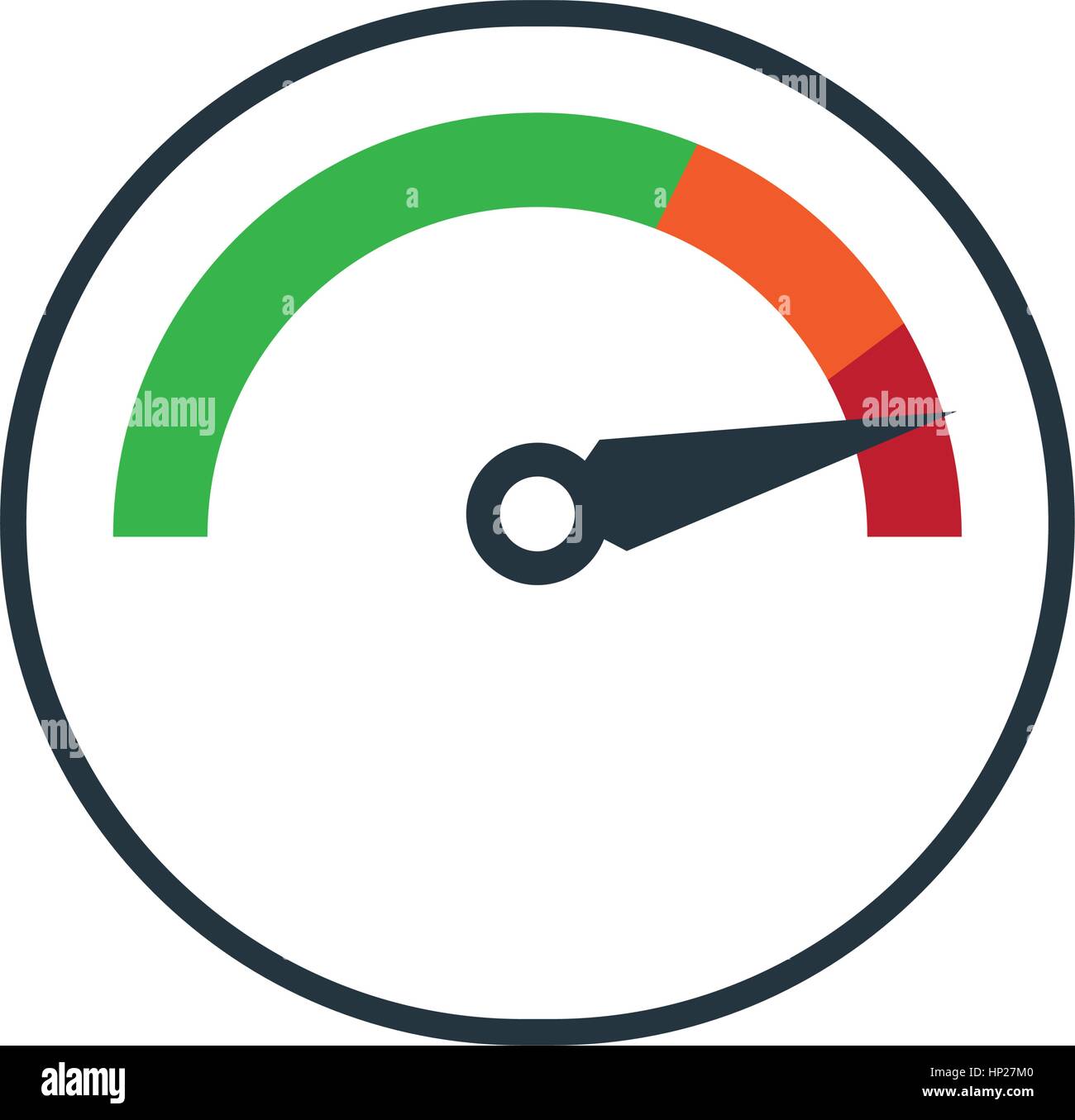 Tachometer Speedometer Indicator Icon Performance Stockfotos ...