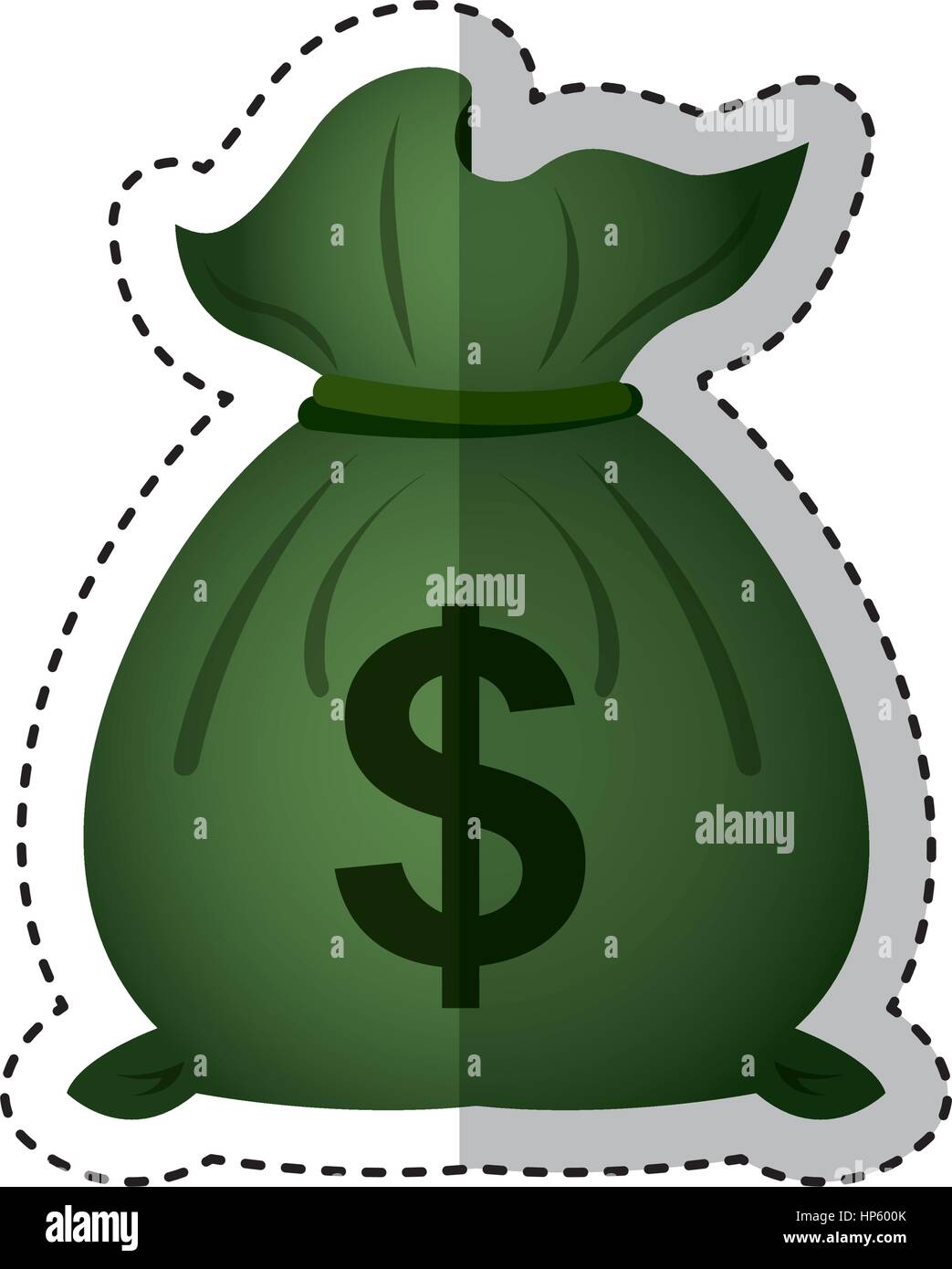 Geldsack isoliert Symbol Vektor-Illustration-design Stock-Vektorgrafik ...