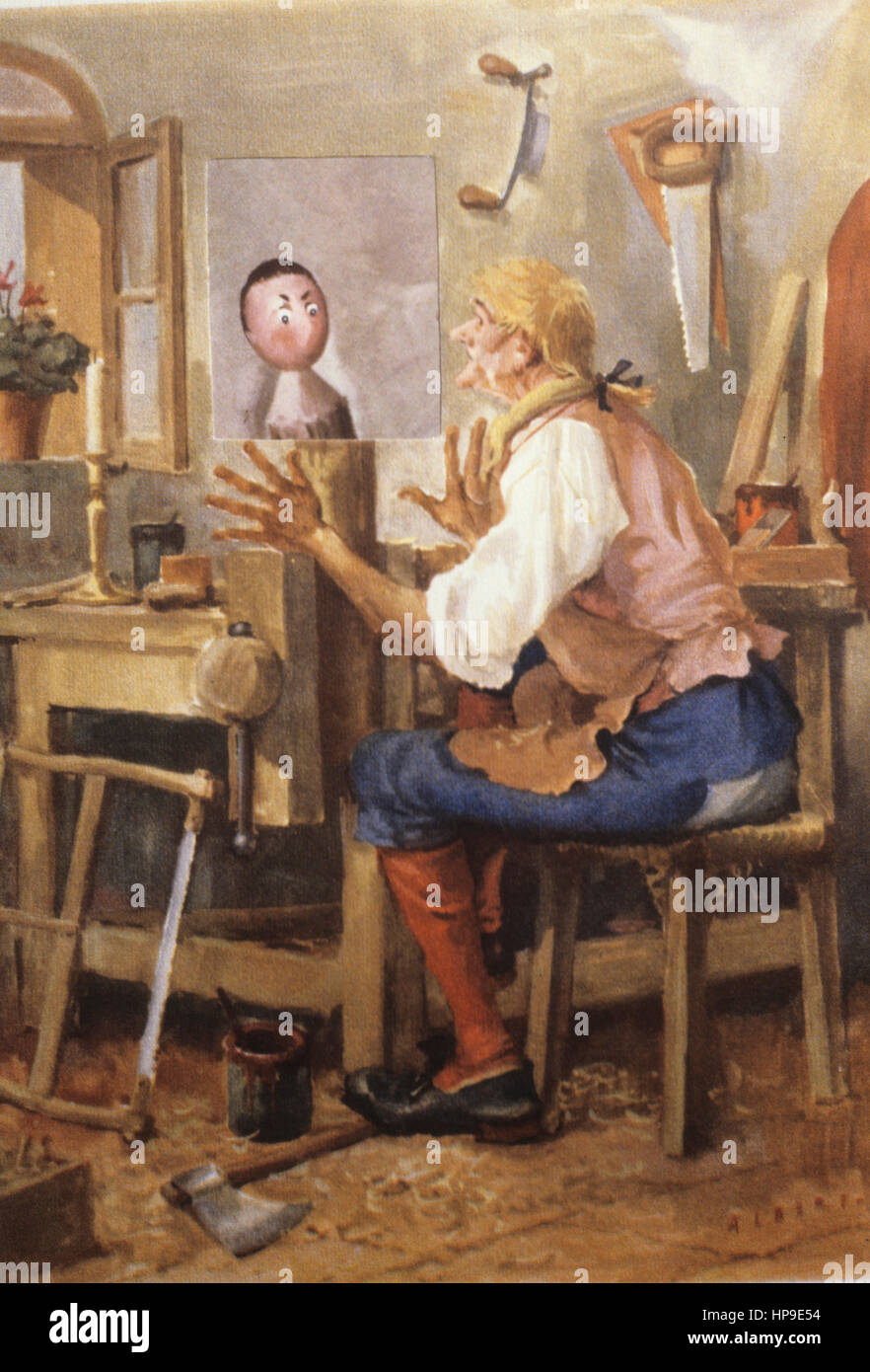 Geppetto And Pinocchio Stockfotos & Geppetto And Pinocchio Bilder - Alamy