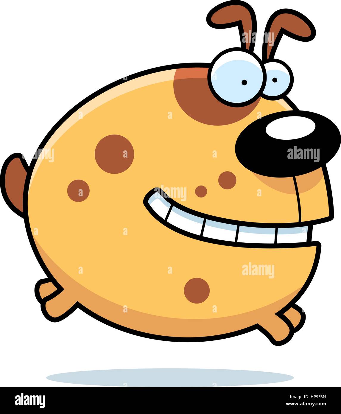 Dicker Hund Cartoon