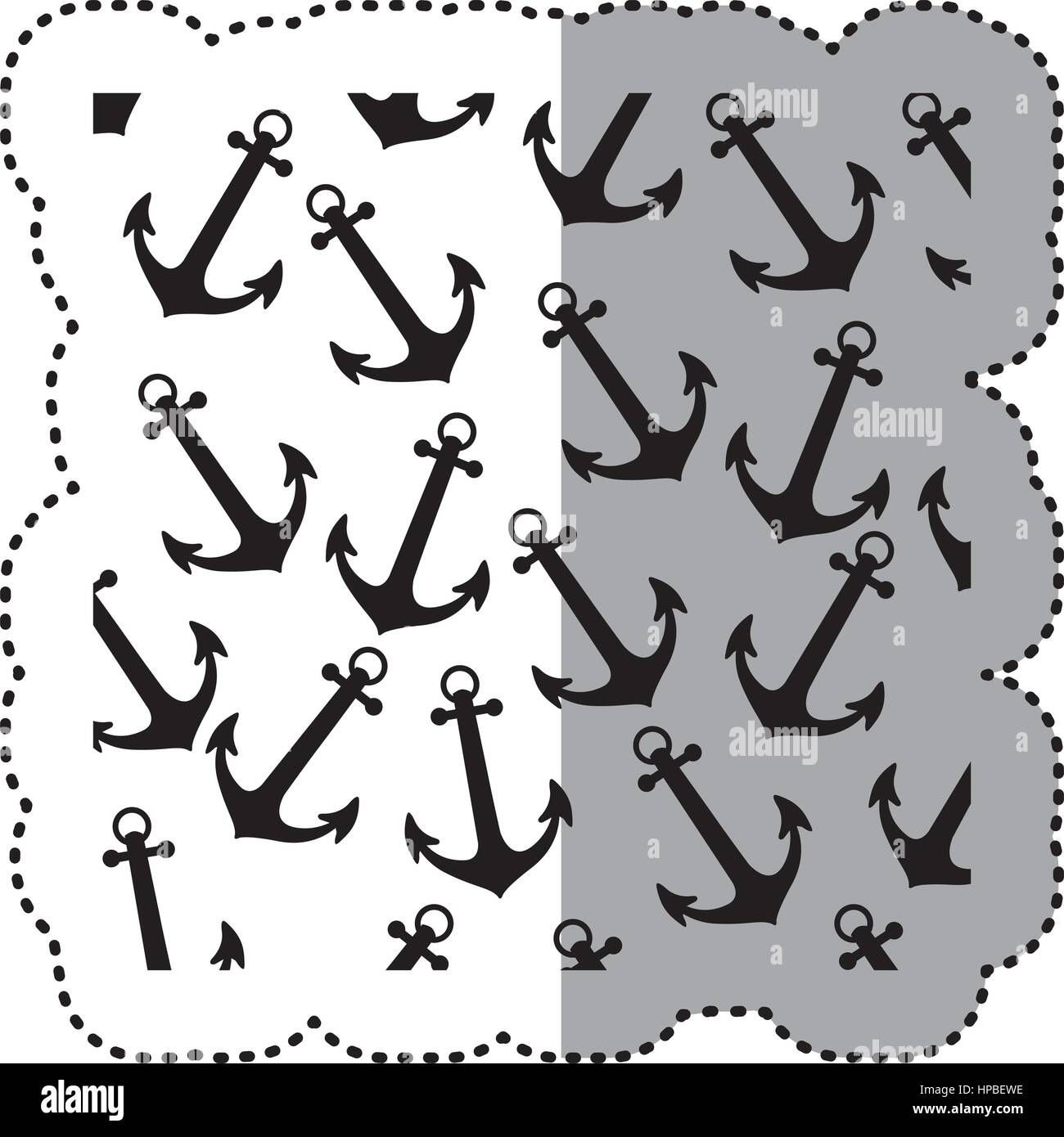 Silhouette anker -Fotos und -Bildmaterial in hoher Auflösung – Alamy