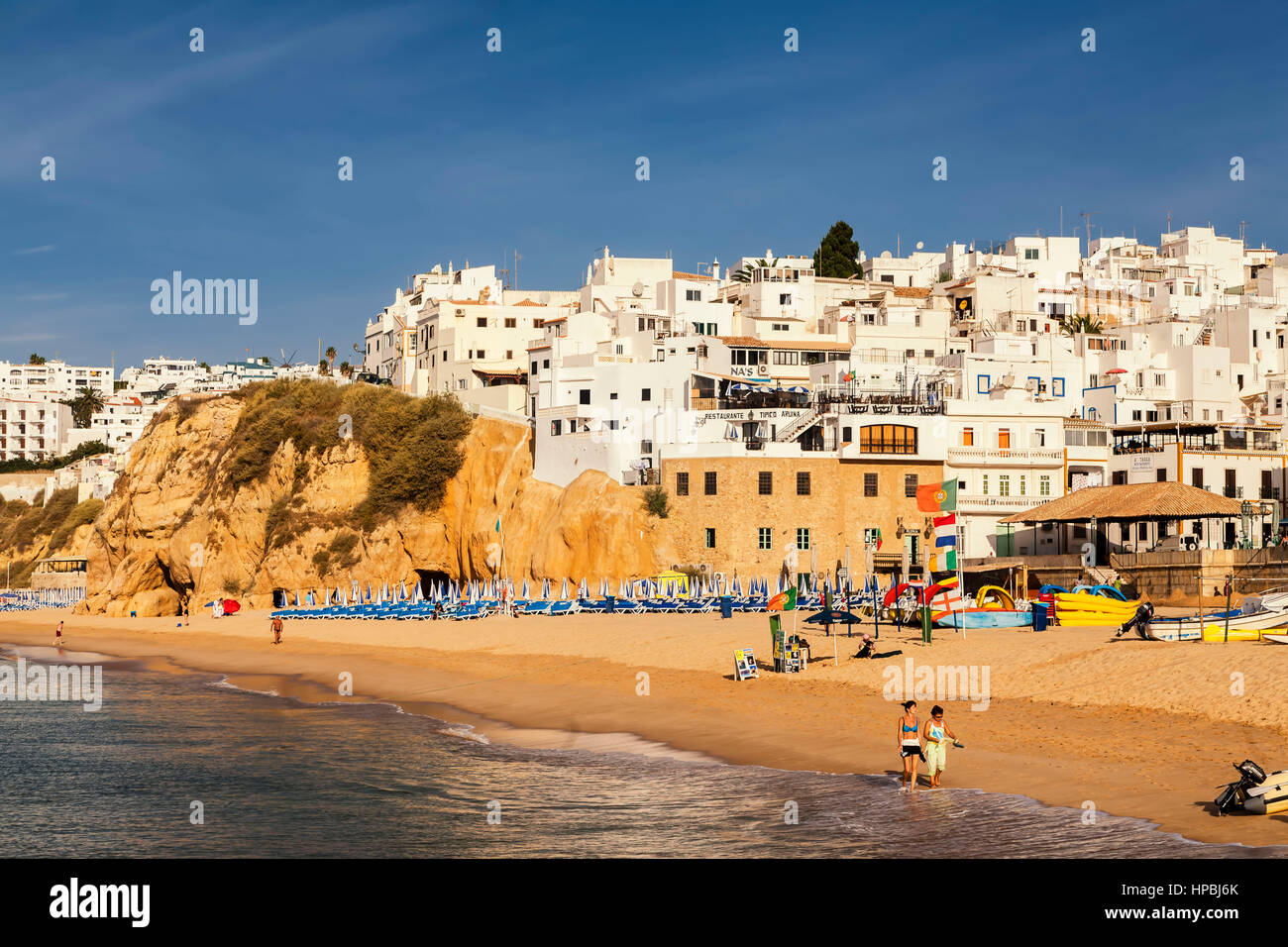 Fishermans Strand Praia Dos Pescadores-Albufeira-Algarve-Portugal-EU ...