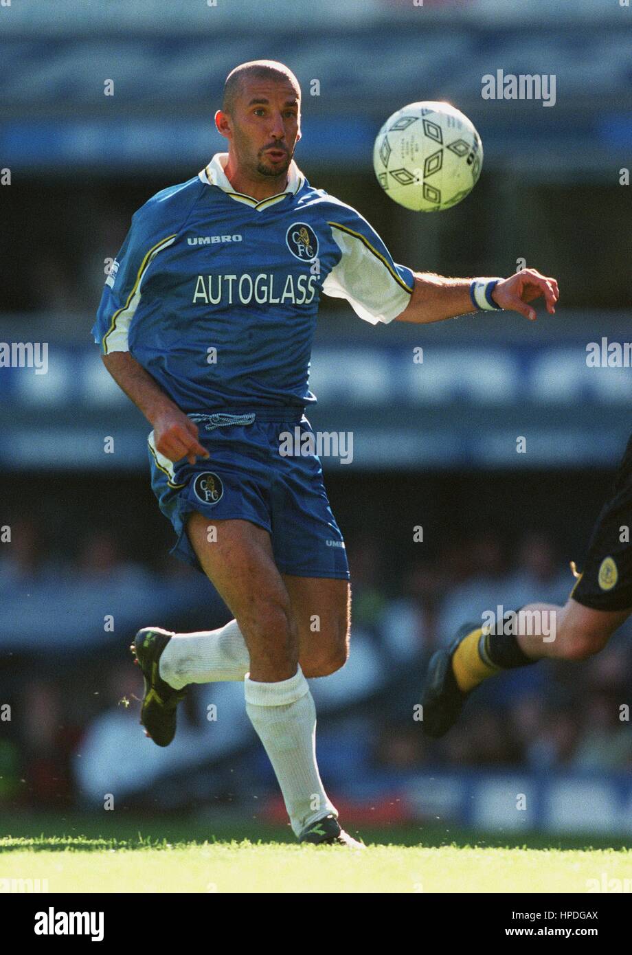 GIANLUCA VIALLI CHELSEA FC 28. Juli 1997 Stockfotografie - Alamy