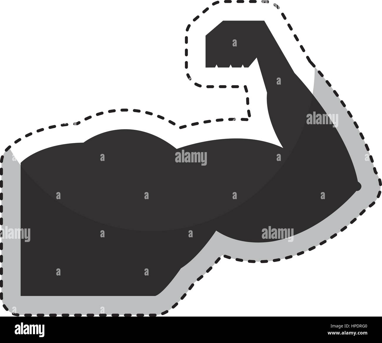 starker Arm isoliert Symbol Vektor-Illustration-design Stock ...