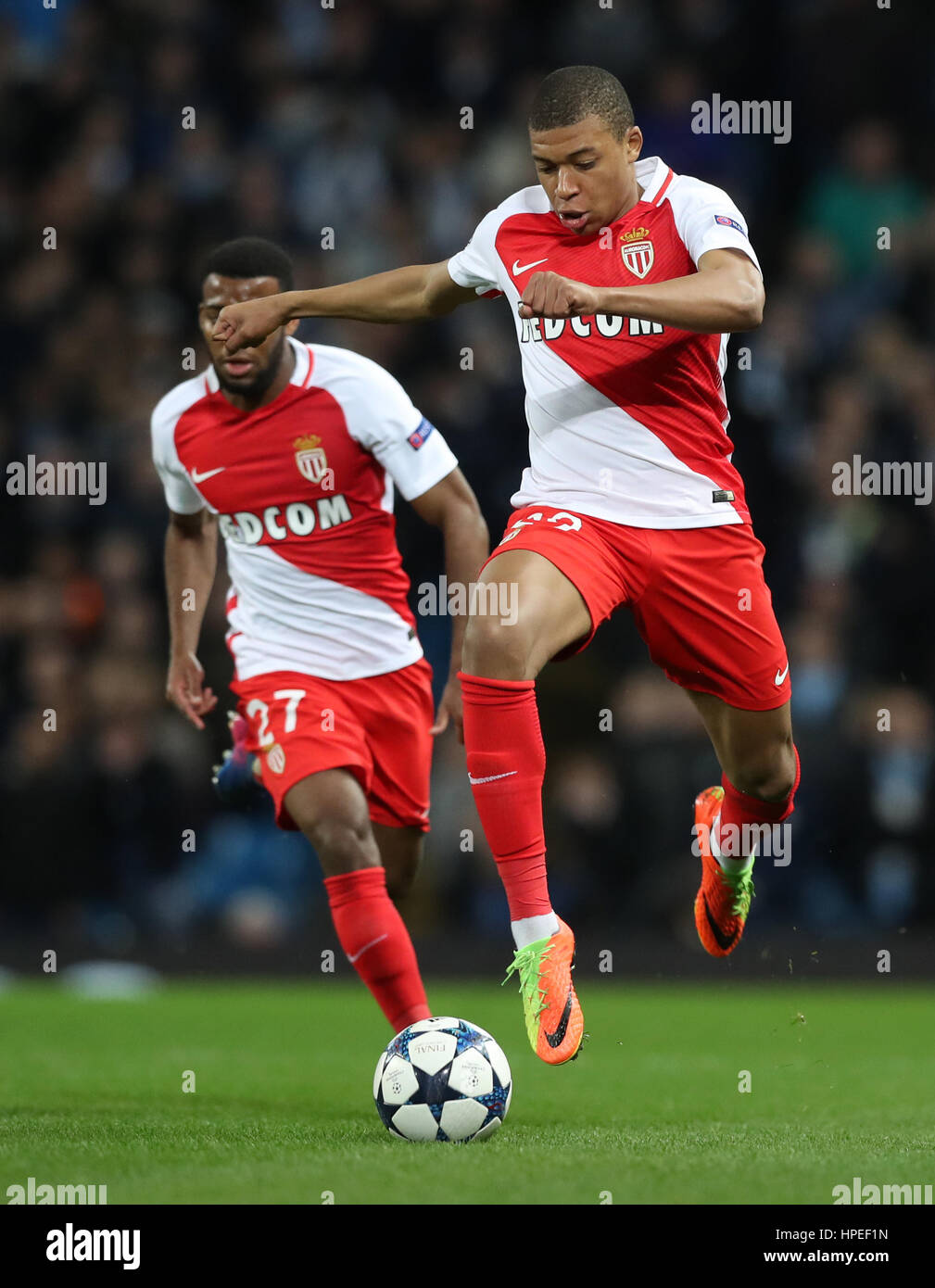 Monacos Kylian Mbappe-Lottin während der UEFA Champions League match ...