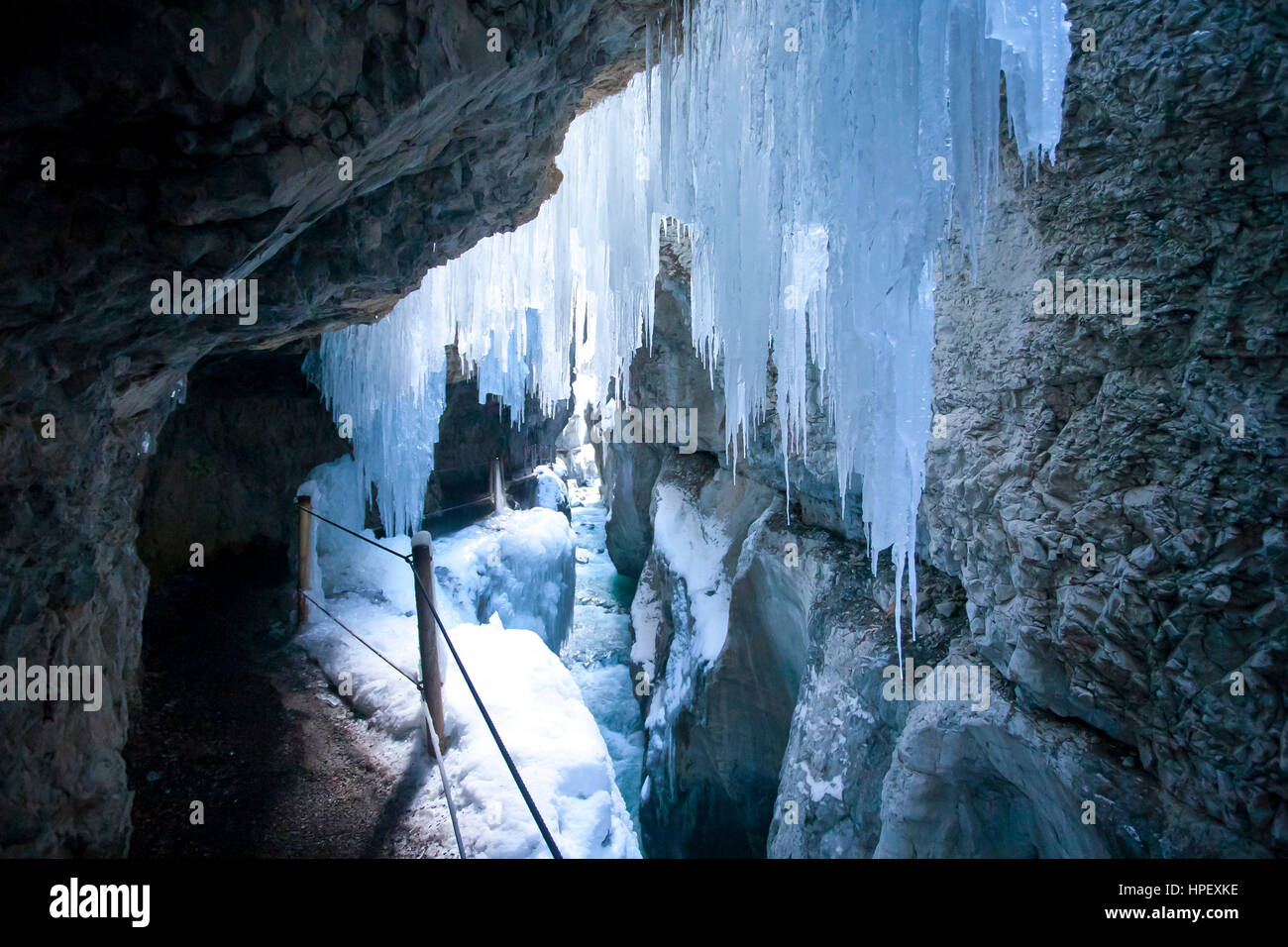Partnachklamm / Partnachklamm, Garmisch-Partenkirchen, Bayern ...