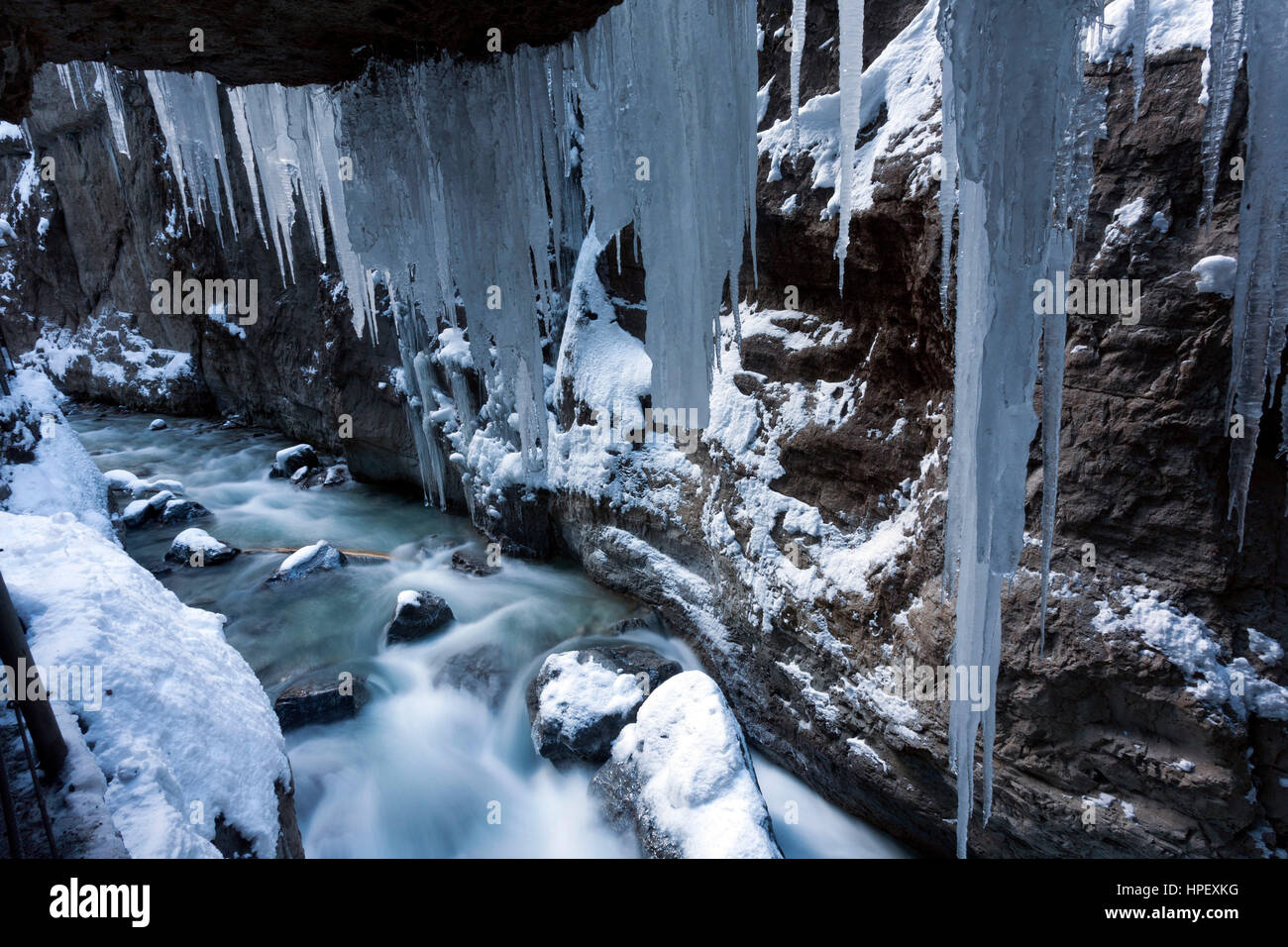 Partnachklamm / Partnachklamm, Garmisch-Partenkirchen, Bayern ...