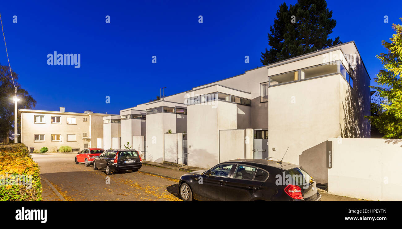 Deutschland, Baden-Württemberg, Stuttgart, Weißenhof, Weißenhofsiedlung ...