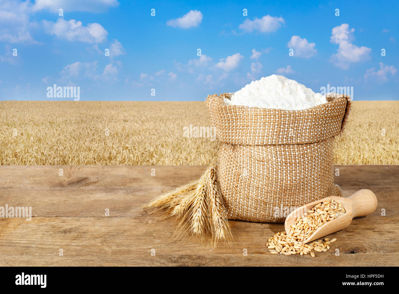 Weizenmehlsack