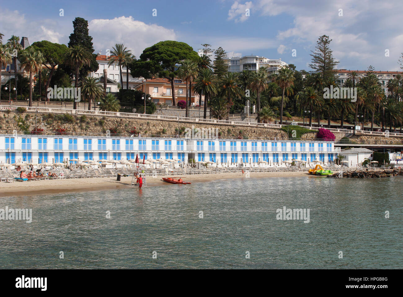San remo beach -Fotos und -Bildmaterial in hoher Auflösung – Alamy