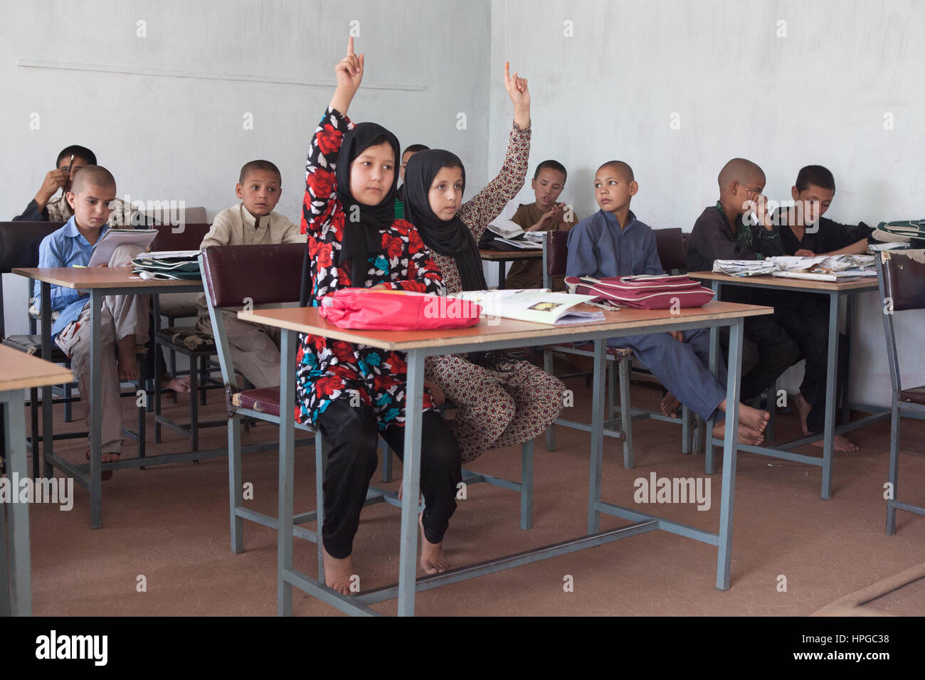 Afghanistan Kinder Schule Stockfotos und -bilder Kaufen - Alamy