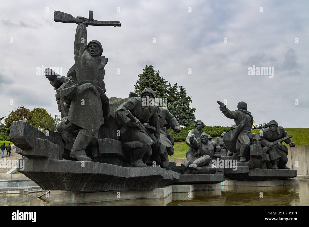 Rote Armee Weltkrieg-Denkmal in Kiew Ukraine Stockfotografie - Alamy