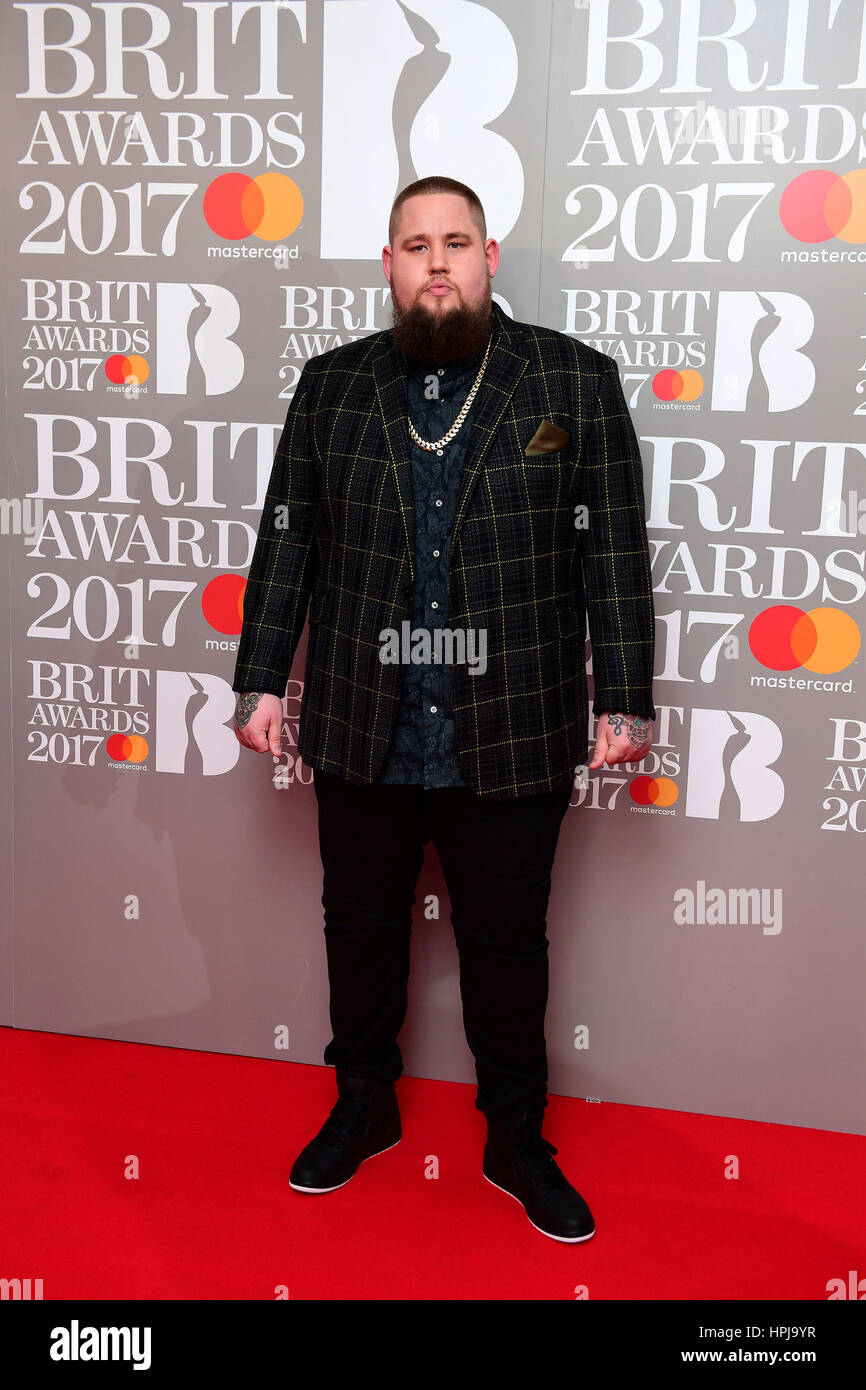 RAG ' n ' Bone Mann aka Rory Graham Teilnahme an den Brit Awards in der ...
