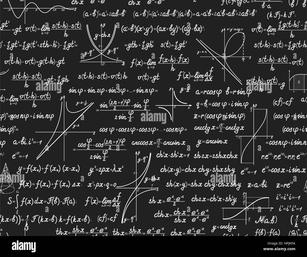 Handschrift physik formel nahtlose tafel -Fotos und -Bildmaterial in ...