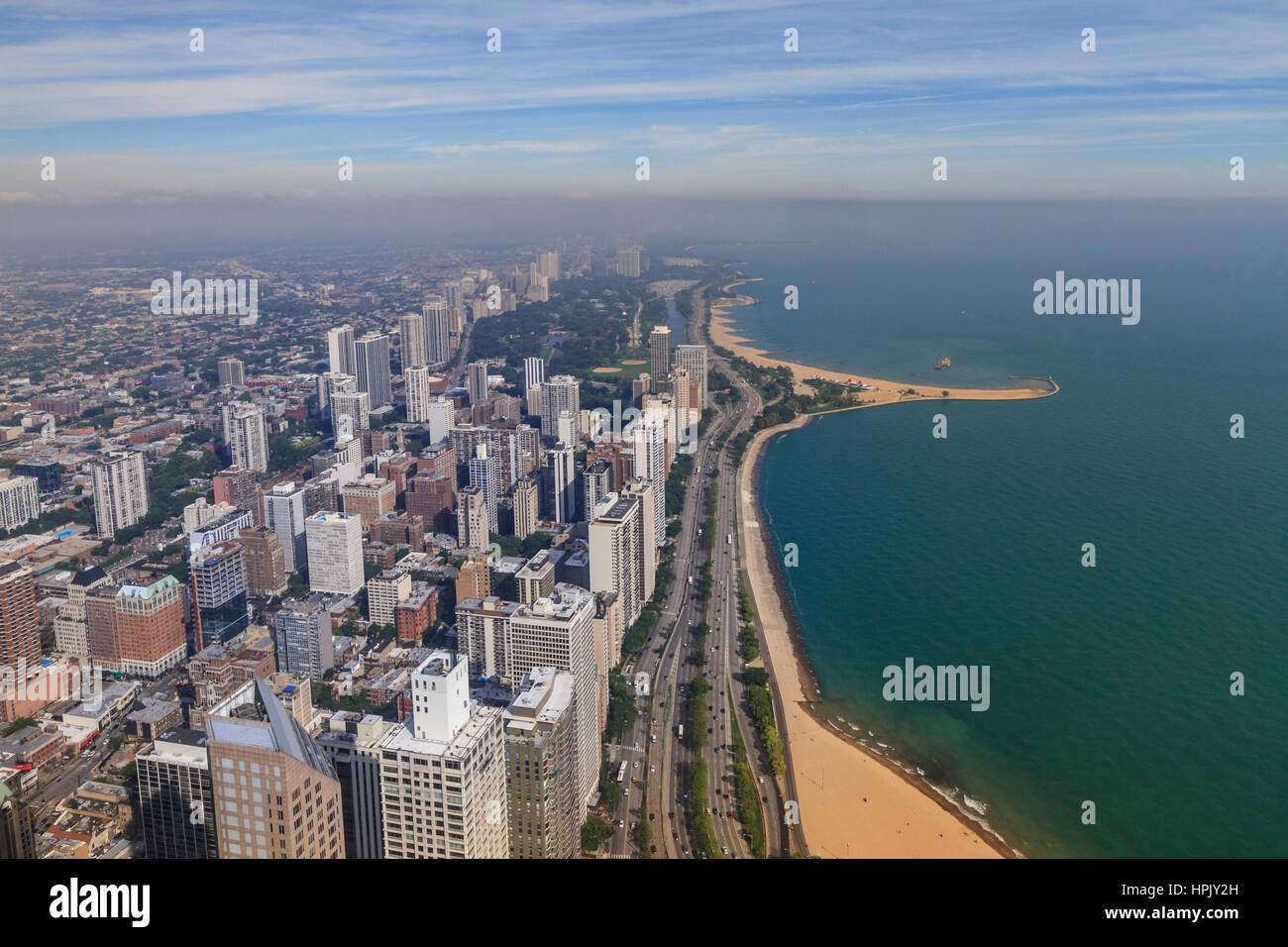 Chicago skyline john hancock see michigan -Fotos und -Bildmaterial in ...