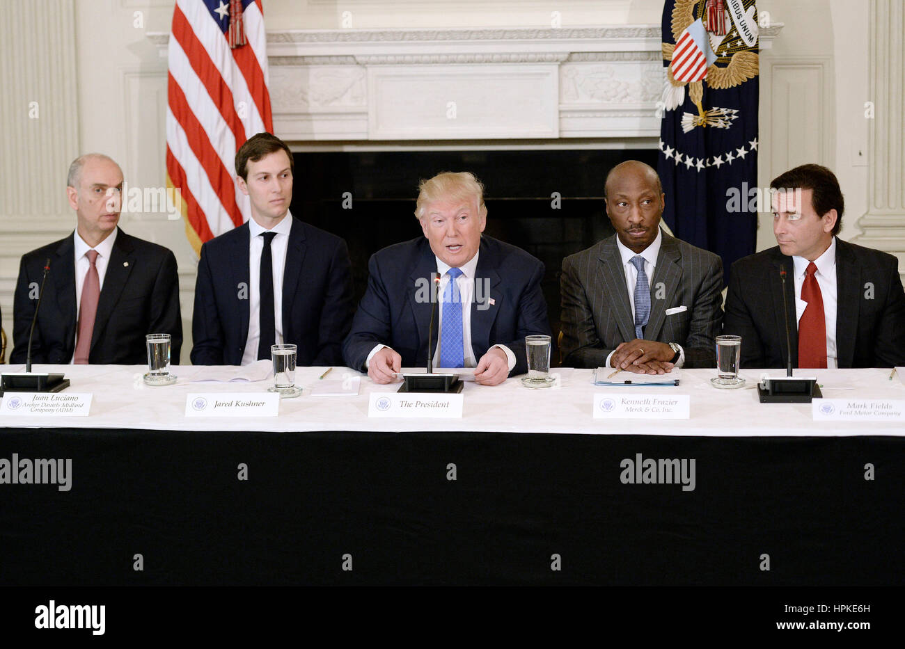 Washington DC, USA. 23. Februar 2017. United States President Donald ...