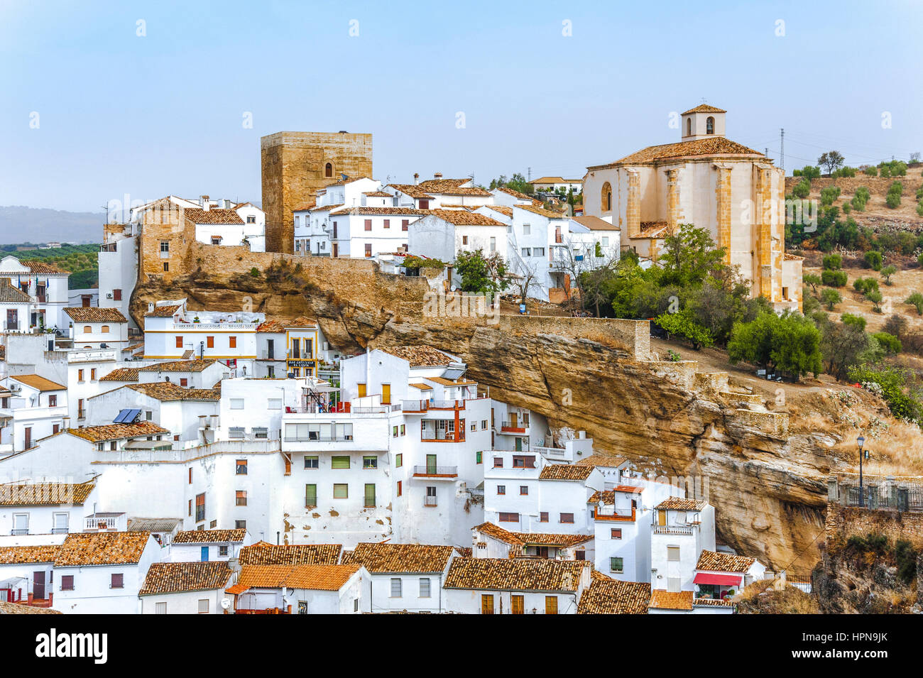 Panoramablick von setenil de las bodegas -Fotos und -Bildmaterial in ...