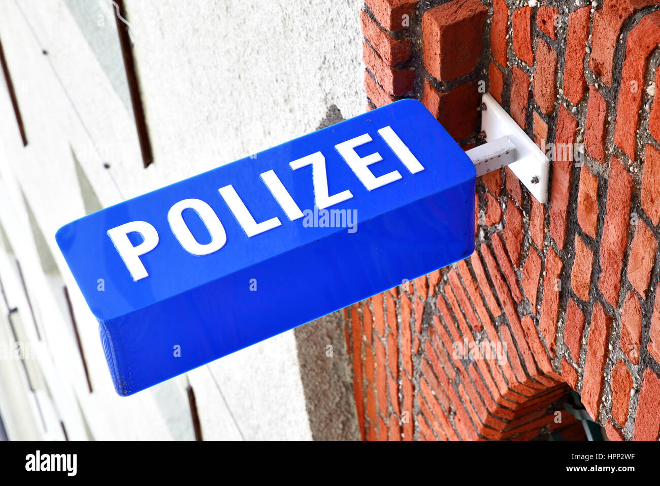 Polizei Zeichen Stockfotos und -bilder Kaufen - Alamy