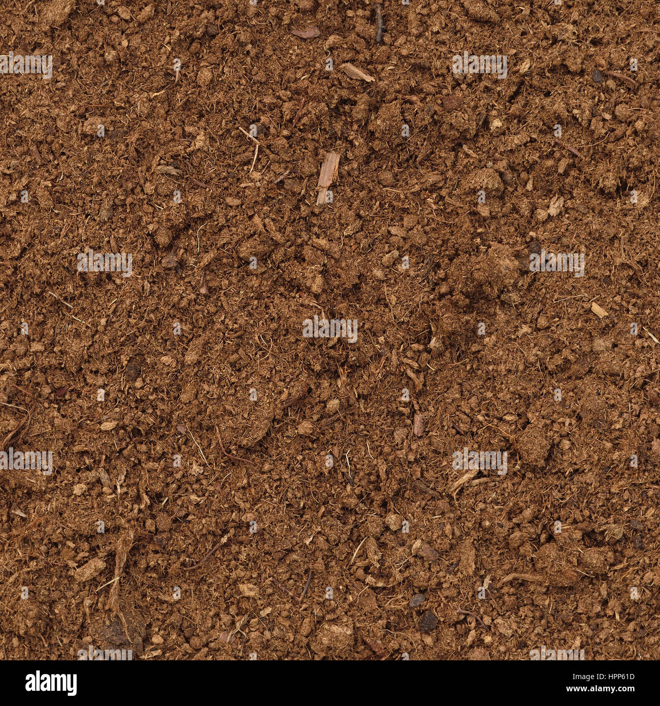 Torf Turf Makro Nahaufnahme, große detaillierte braun organischen Humus ...