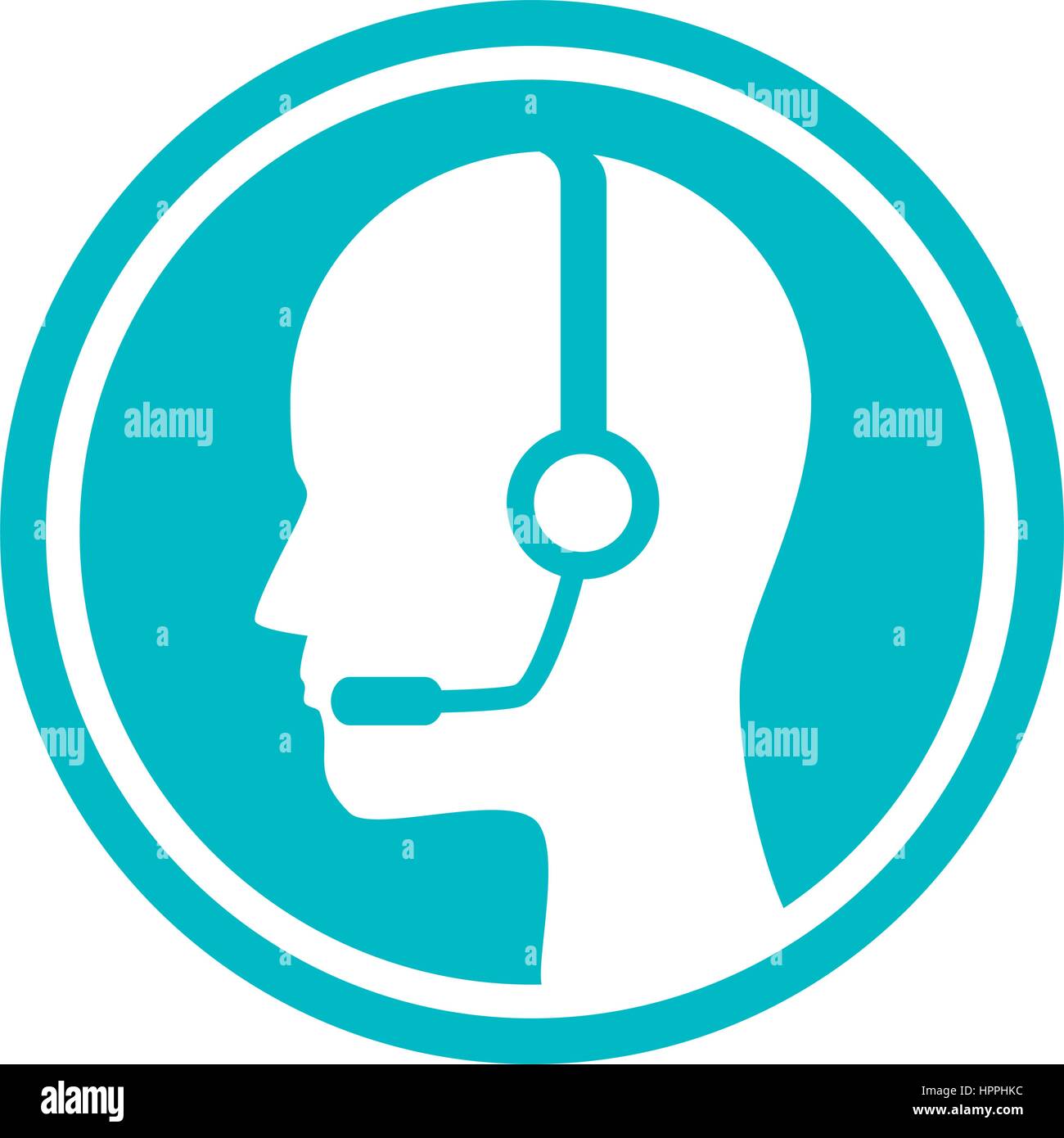 Call center icon Stock-Vektorgrafiken kaufen - Alamy