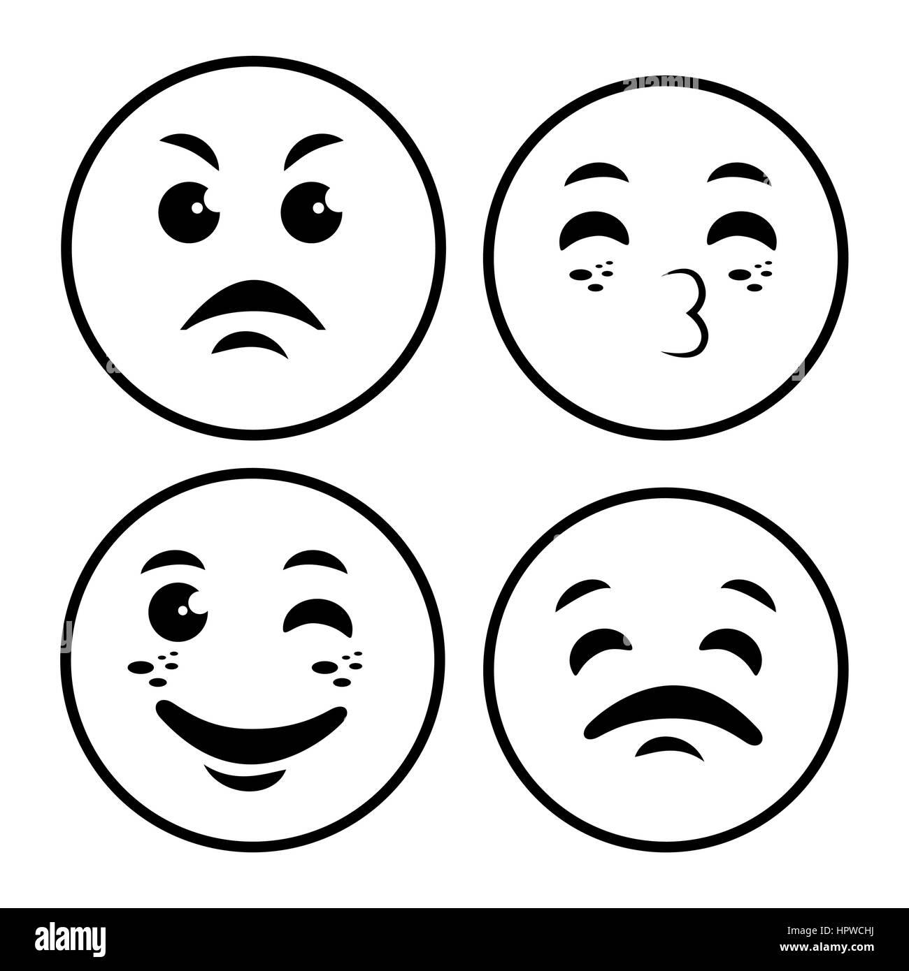 Smiley gesichter und emoticons -Fotos und -Bildmaterial in hoher ...