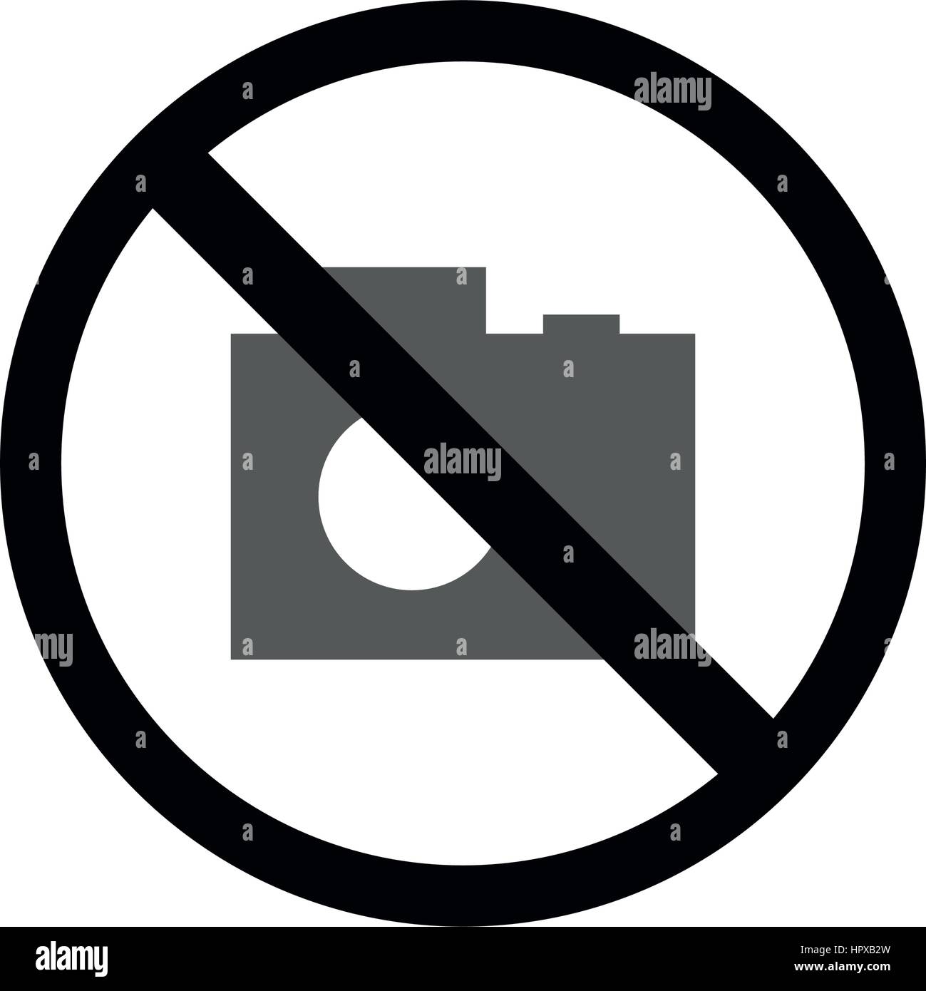 Symbol kein Foto in Vektor auf weißem Hintergrund Stock-Vektorgrafik ...