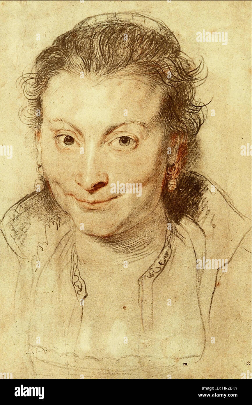 Porträt der Isabella Brant - Sir Peter Paul Rubens Stockfotografie - Alamy