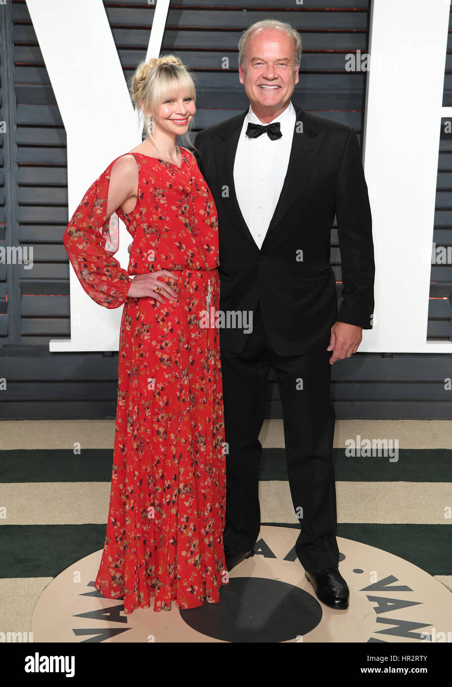 Actor Kelsey Grammer (R) und Kayte Walsh, Ankunft in der Vanity Fair ...