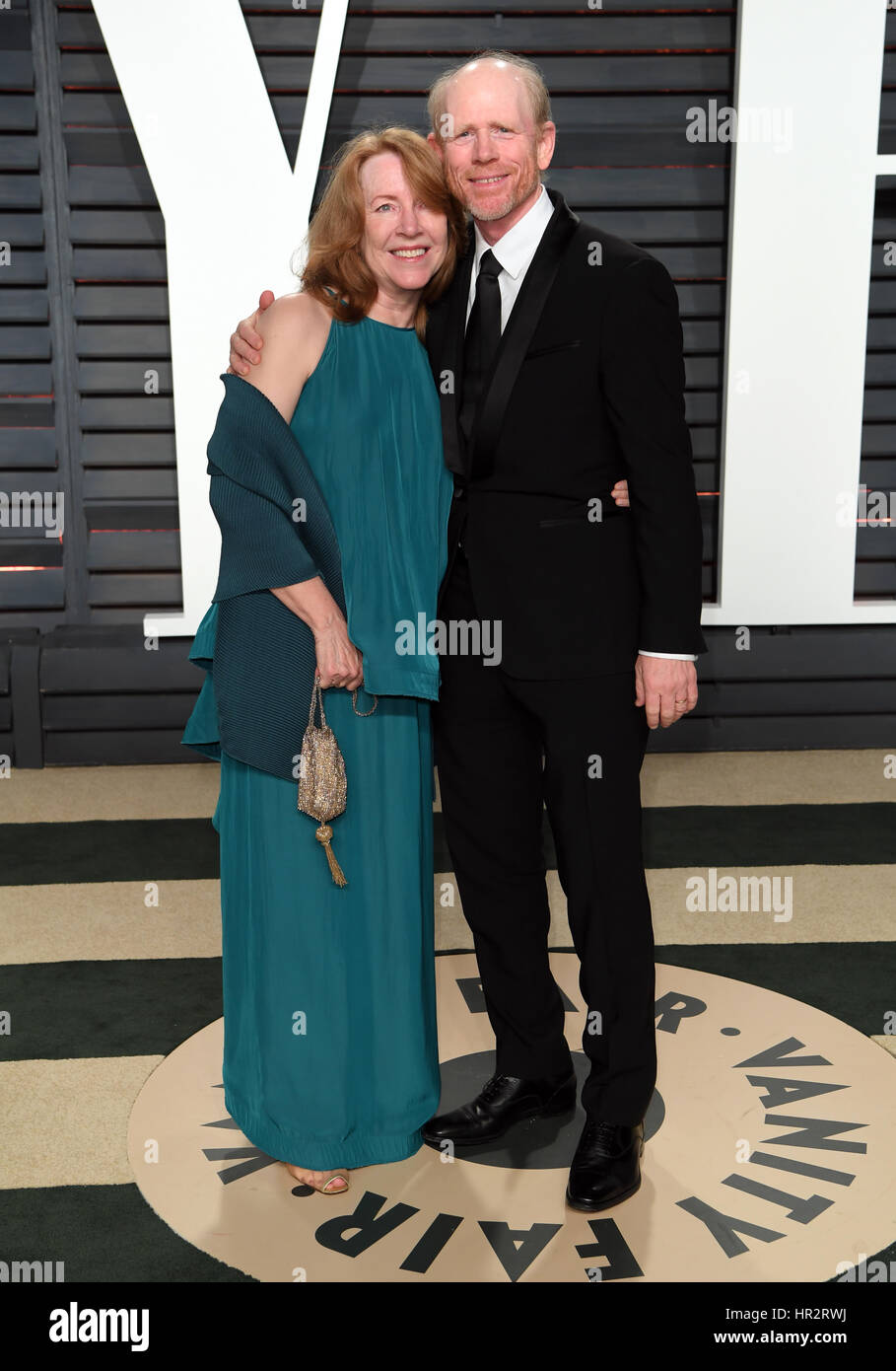 Schauspieler Cheryl Howard (L) und Regisseur Ron Howard Ankunft in der ...