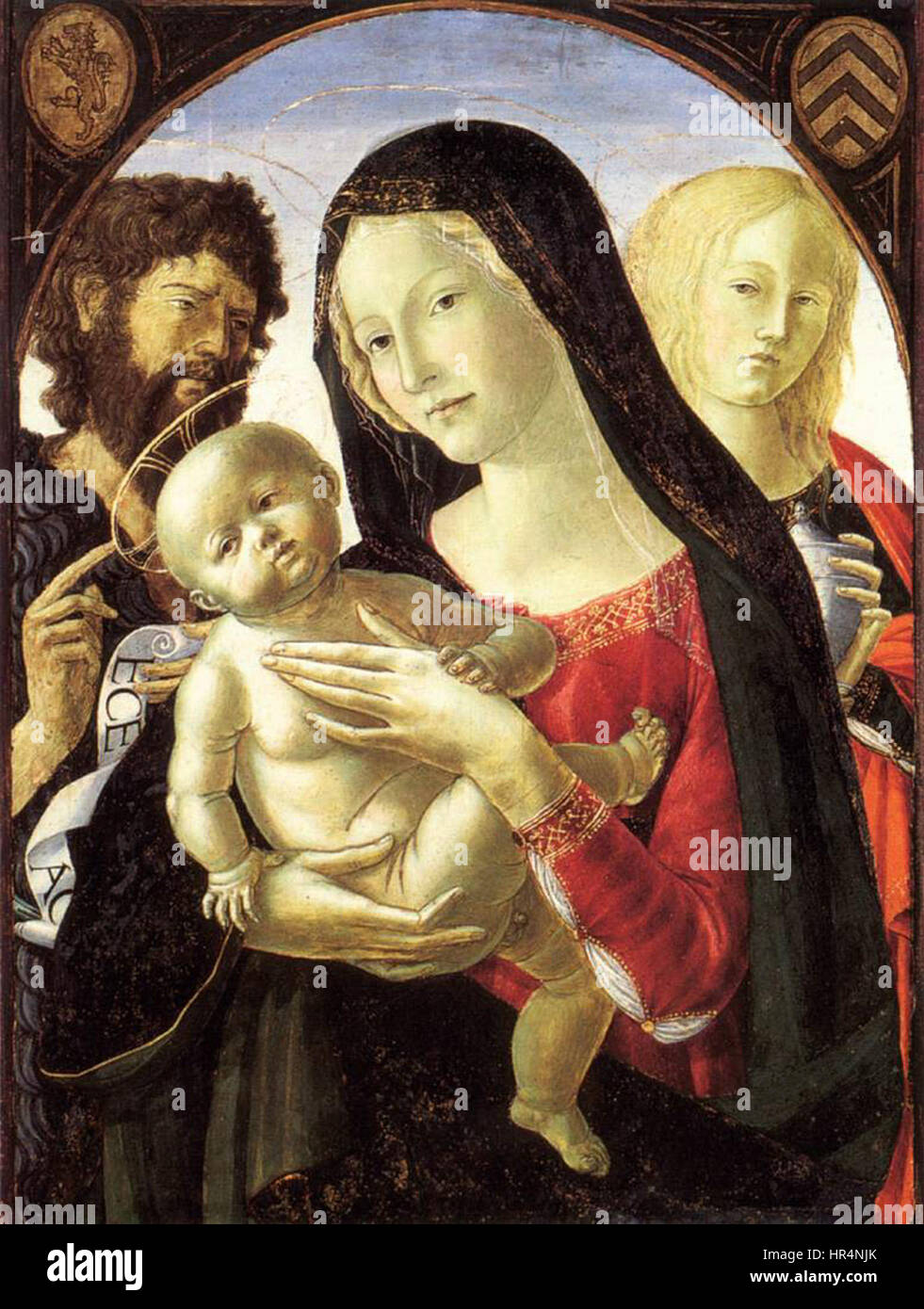 Neroccio de' Landi - Madonna und Kind mit St. Johannes der Täufer und St. Mary Magdalene ...