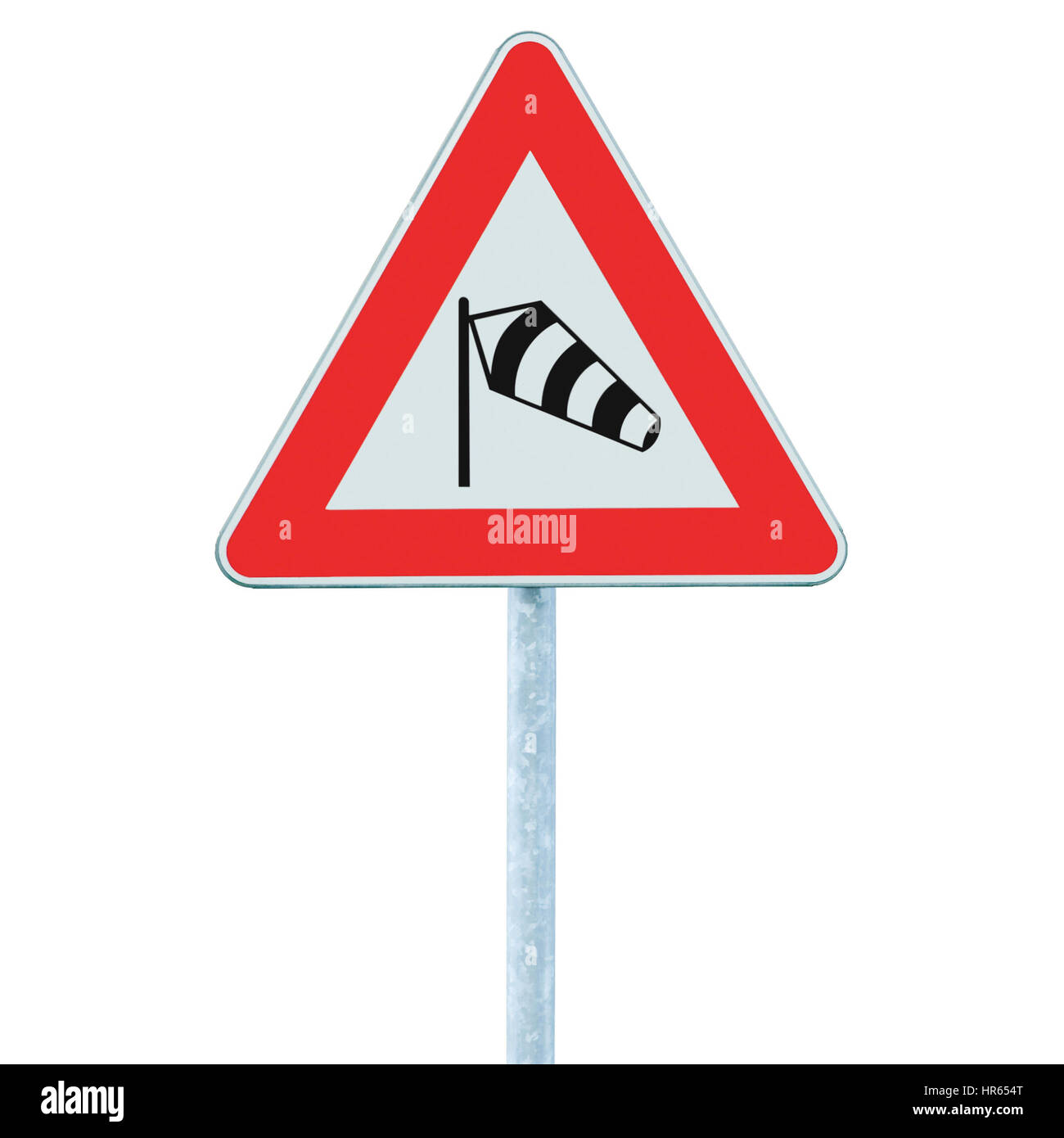 Side wind road sign warning -Fotos und -Bildmaterial in hoher Auflösung ...