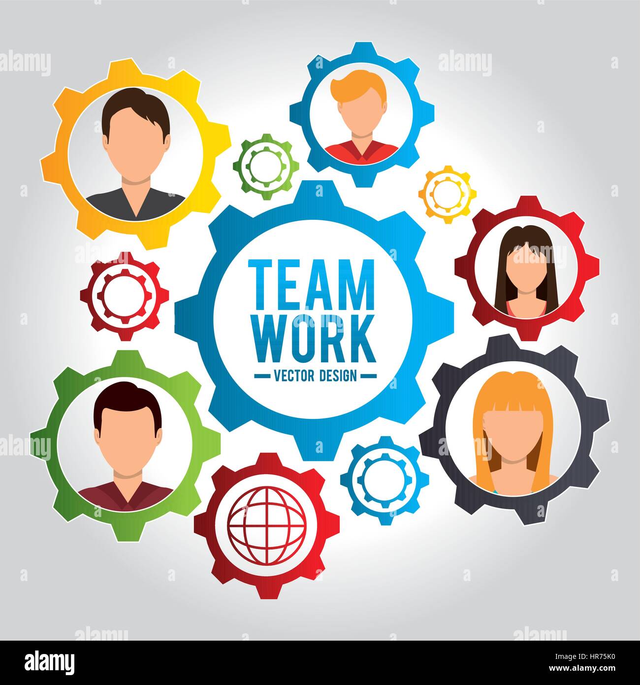Teamwork Meeting Pictogram Icon Vector Stockfotos & Teamwork Meeting ...