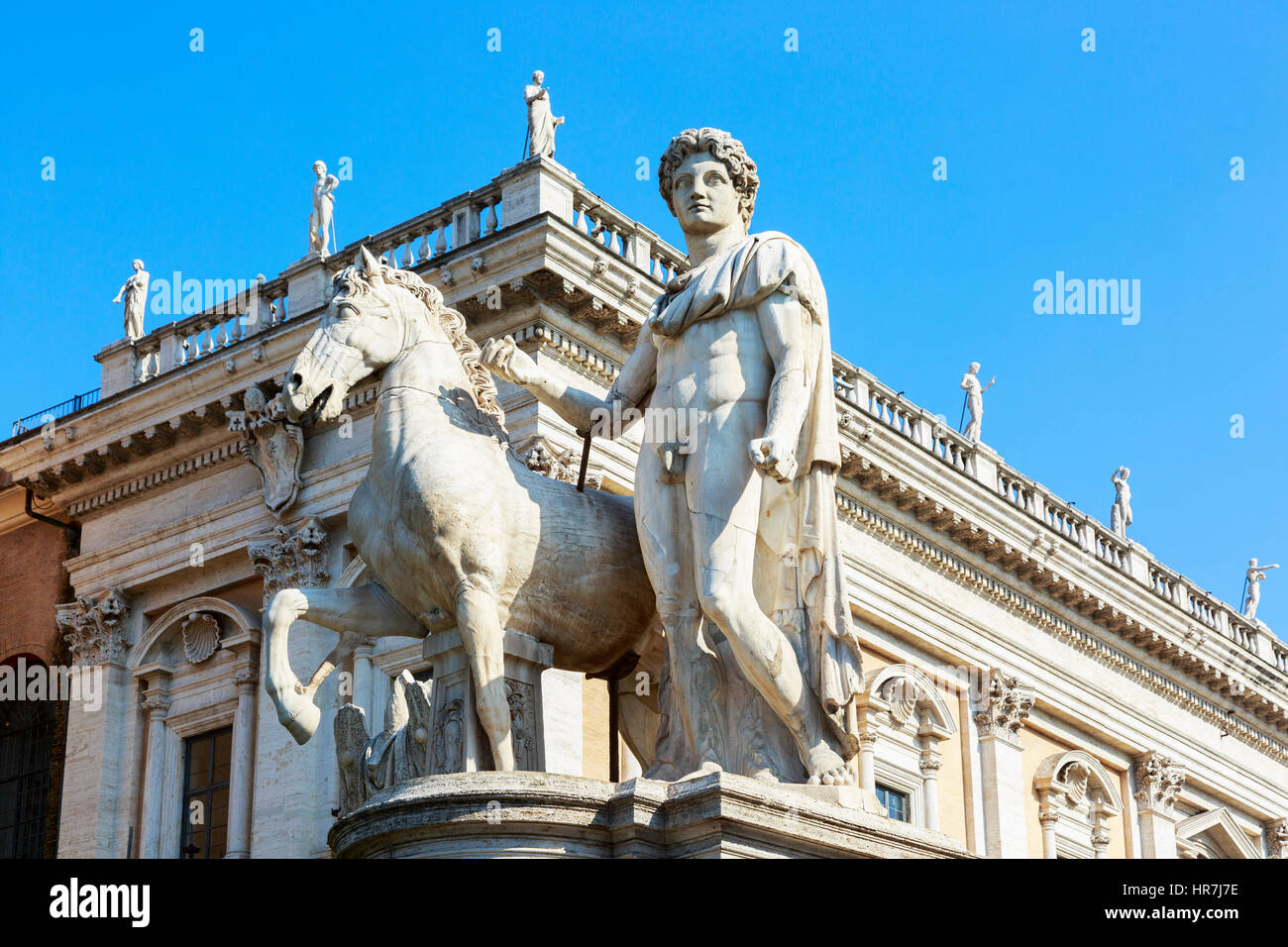 Statue von Romulus am Campidoglio, Rom, Italien Stockfotografie - Alamy