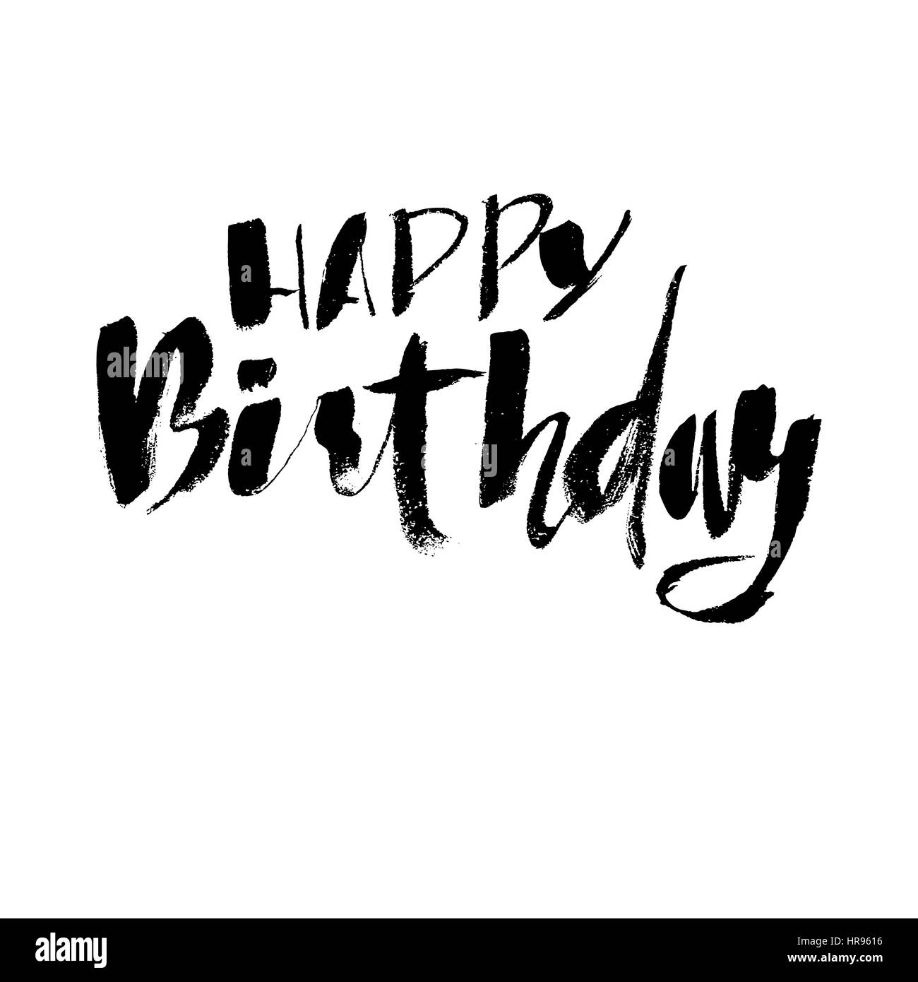 Alles Gute zum Geburtstag Schriftzug Einladung, Grußkarte, Drucke und ...