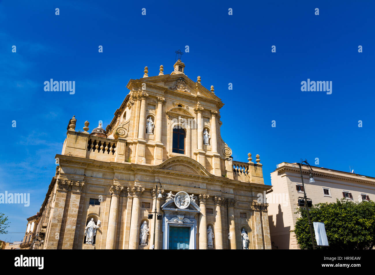 Santa Teresa Alla Kalsa Barockkirche in Palermo, Sizilien, Italien ...