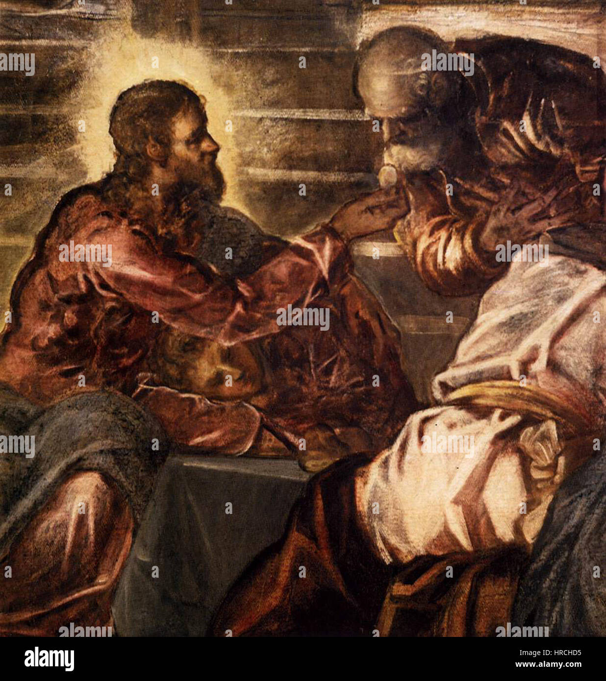 Tintoretto The Last Supper Stockfotos und -bilder Kaufen - Alamy