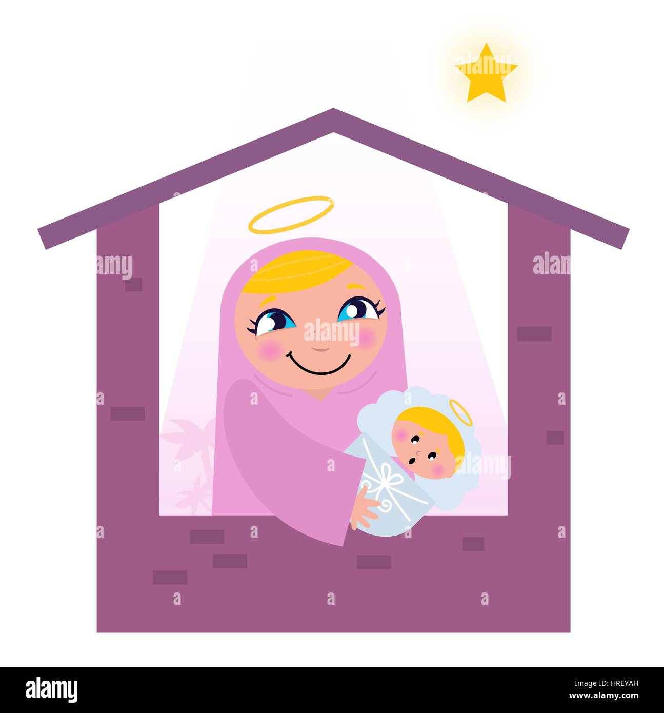 Maria mit jesuskind Ausgeschnittene Stockfotos und -bilder - Alamy